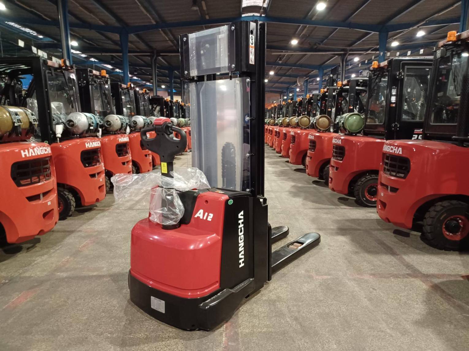 Pedestrian pallet stacker secondhand on sale at CAPM Europe